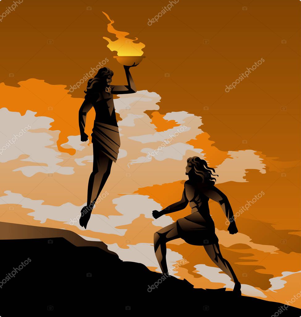 Prometeo Dio Del Fuoco