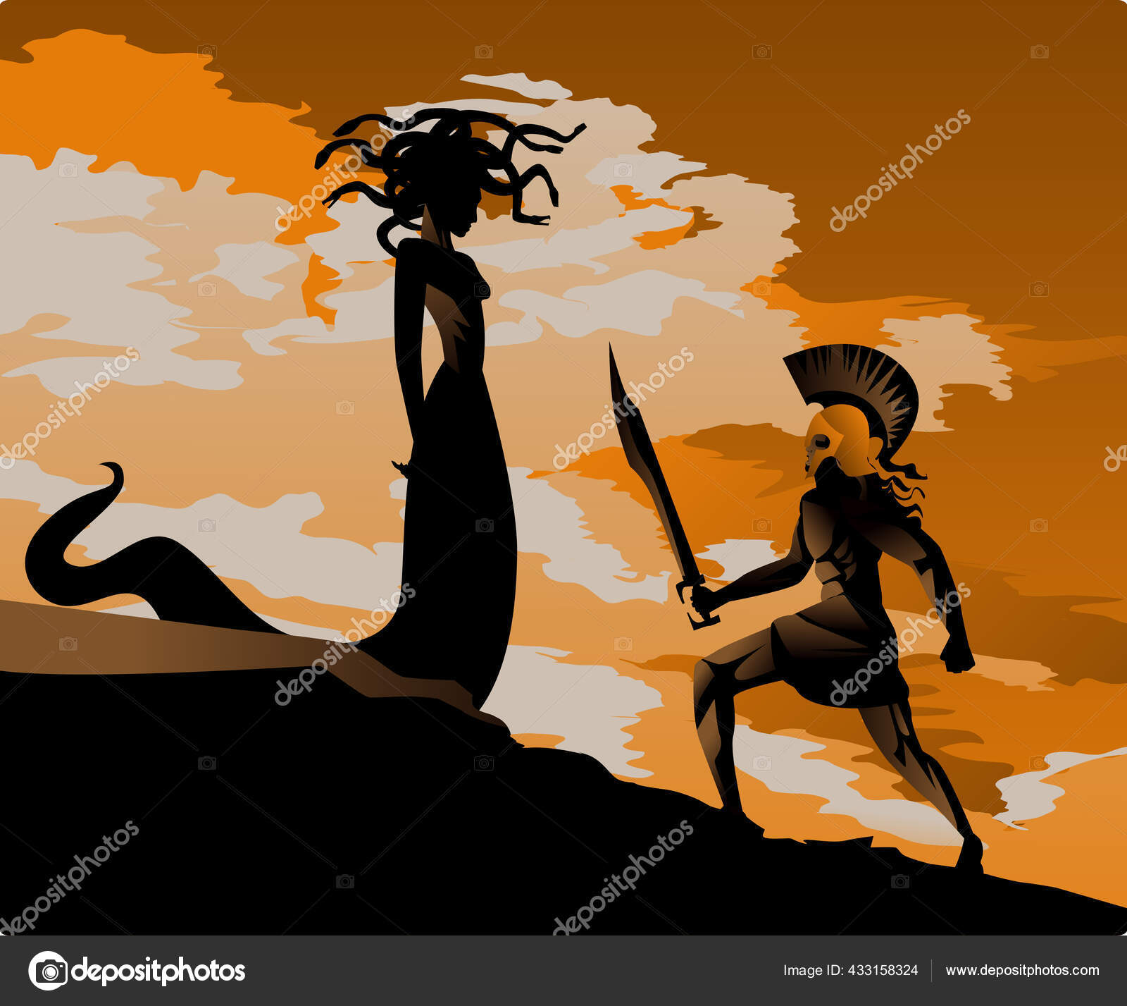 Desenhos De Perseu E Medusa