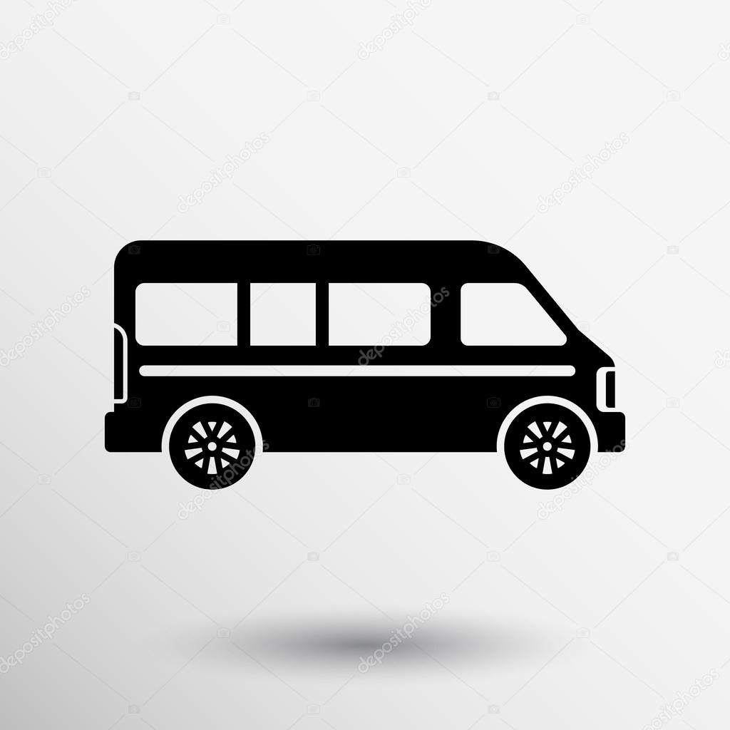 Van Icon vector business delivery sign symbol transport Stock Vector by ...