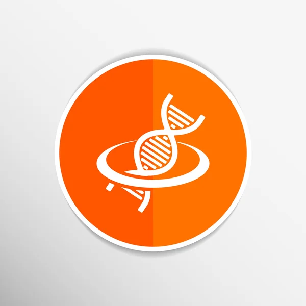 Vector DNA icon life strand symbol curve graphic genetic Stock Vector ...
