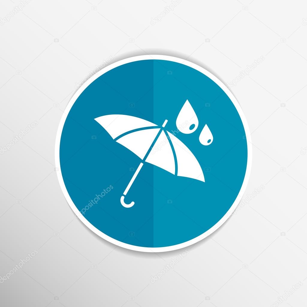 Waterproof icon water proof vector symbol umbrella Stock Vector Image ...
