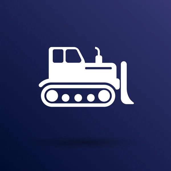 Crawler Dozer tractor icon vector button logo symbol concept ⬇ Vector ...