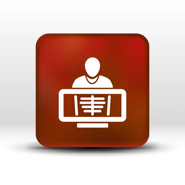 X Ray Human Rib Cage Symbol For Download Icon Stock Vector Image By ©moleks 74679191