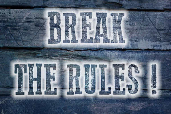 Break rules Stock Photos, Royalty Free Break rules Images | Depositphotos