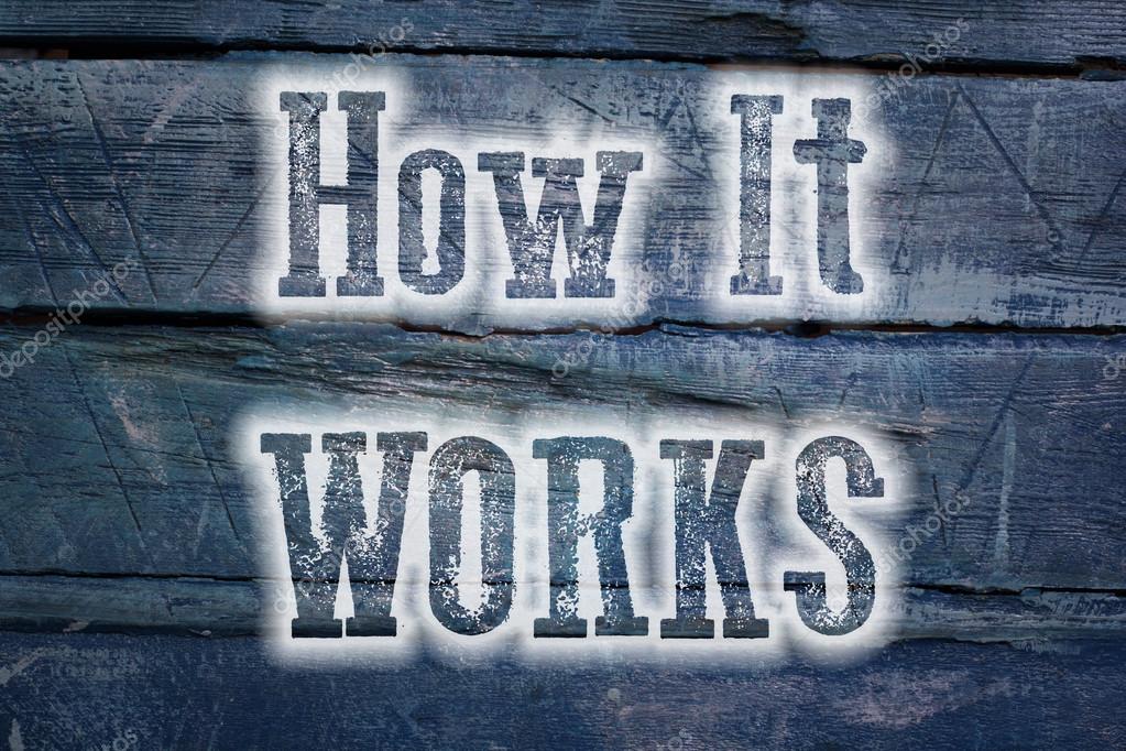 How It Works Concept Stock Photo by ©IlianaMihaleva 56572717