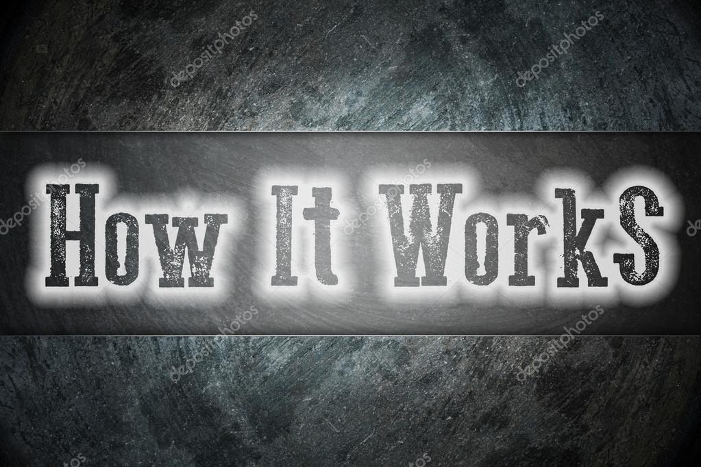 How It Works Concept Stock Photo by ©IlianaMihaleva 56573811
