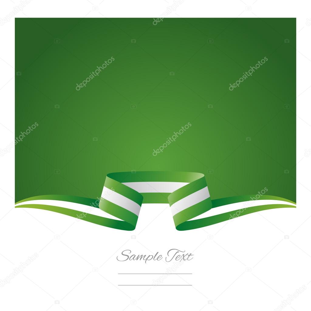 Abstract background Nigerian flag ribbon Stock Vector by ©simbos 55305809