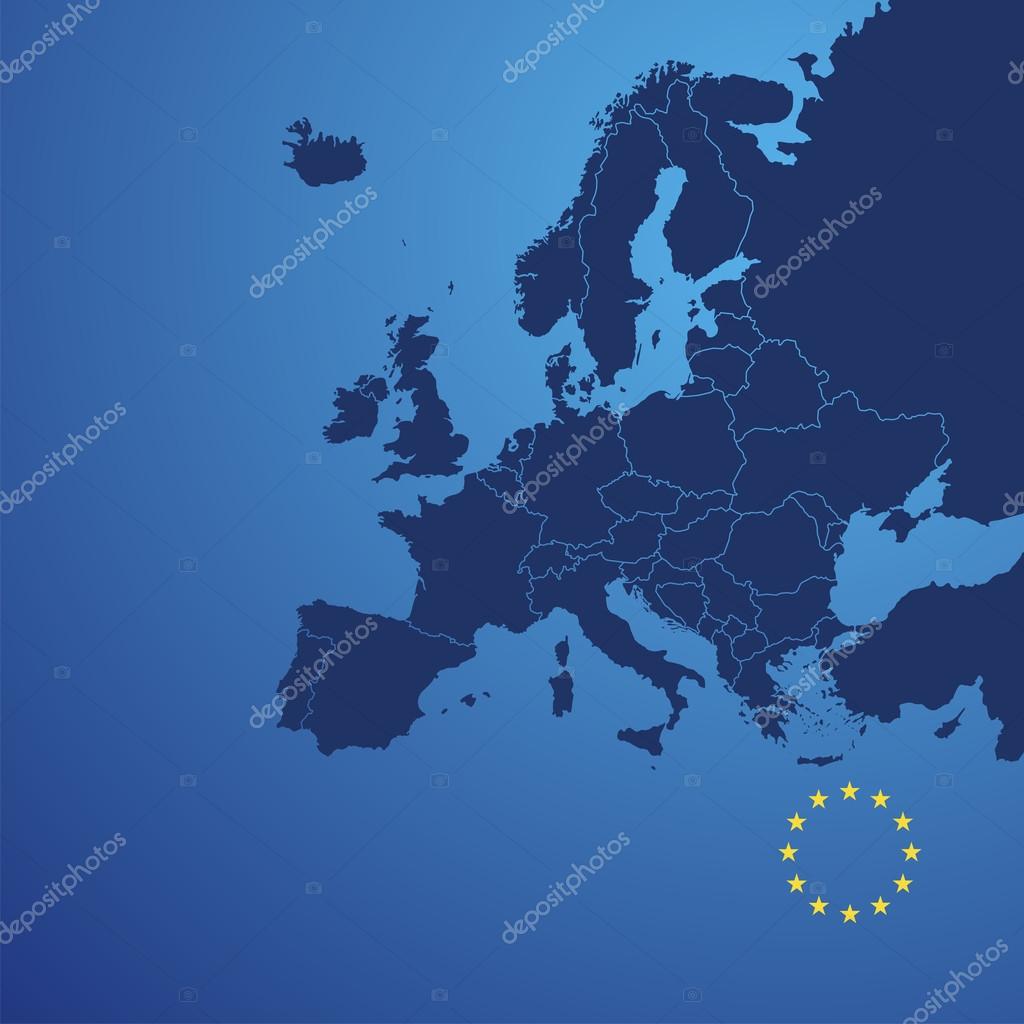 Europa mapa cubierta vector Vector de stock por ©simbos 55695011