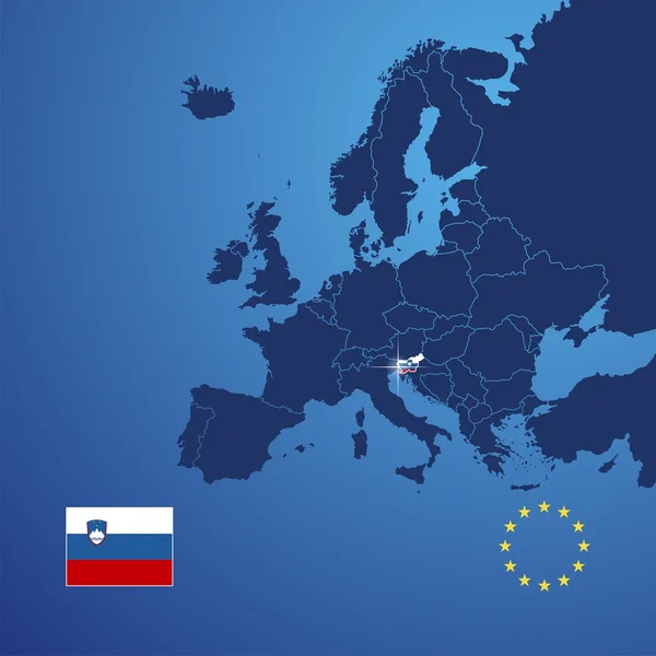 Slovinsko mapa Vector Art Stock Images | Depositphotos
