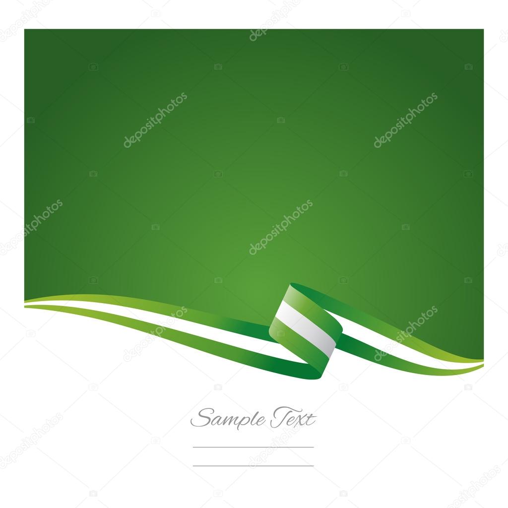 Abstract color background Nigerian flag vector Stock Vector Image by ...