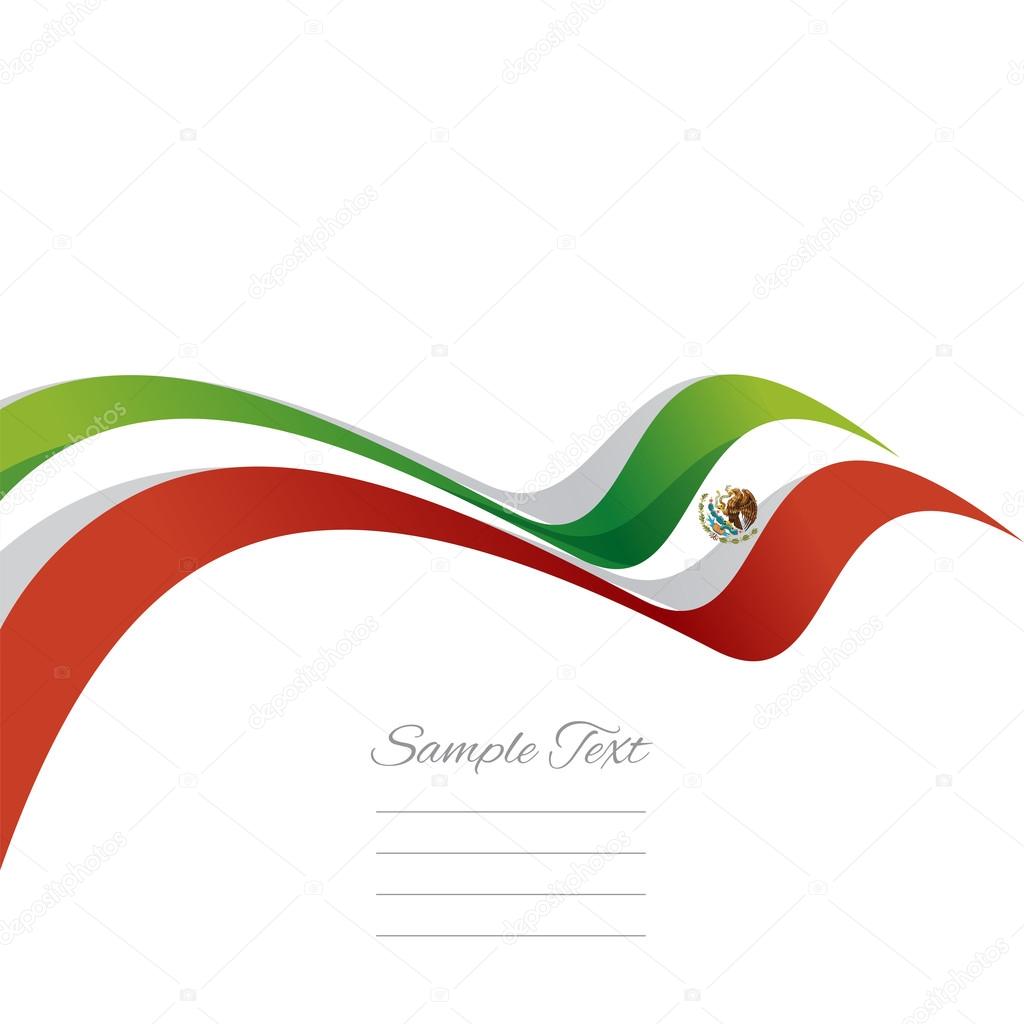 Portada abstracta Cinta mexicana fondo blanco vector Vector de stock ...