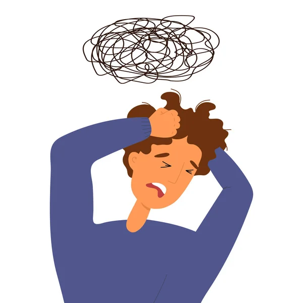 Stressed person cartoon Vector Art Stock Images | Depositphotos