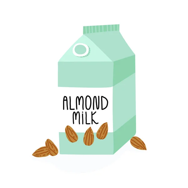 Almond Milk Cartoon