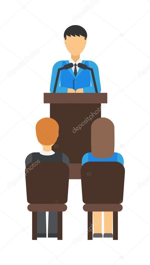 Business conference people vector illustration. Stock Vector by ...