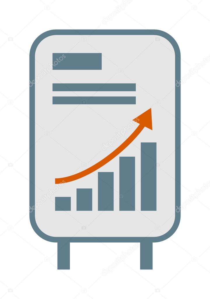 Vector growing chart graph icon business arrow progress diagram. Stock ... Vector growing chart graph icon business arrow progress diagram. Stock ...