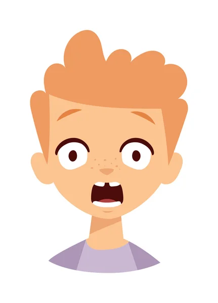 Scary boy Vector Art Stock Images | Depositphotos