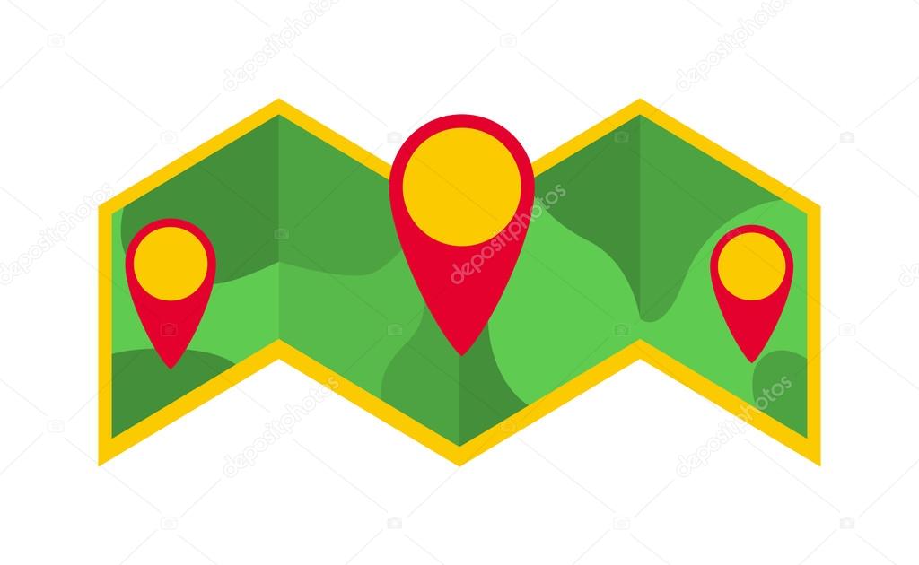 Travel map vector isolated Stock Vector by ©adekvat 112188104