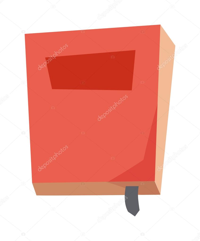 Red book vector illustration. Stock Vector by ©adekvat 112862612