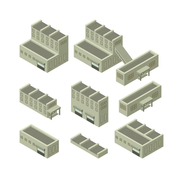 Ilustraci n vectorial edificio isom trico 2024