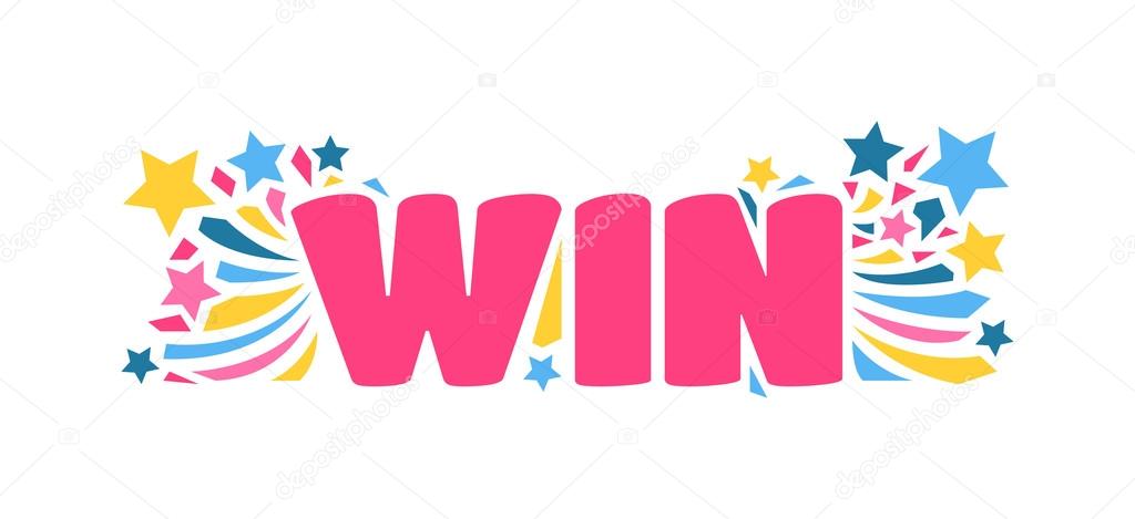 Win text vector illustration Stock Vector by ©adekvat 118247648