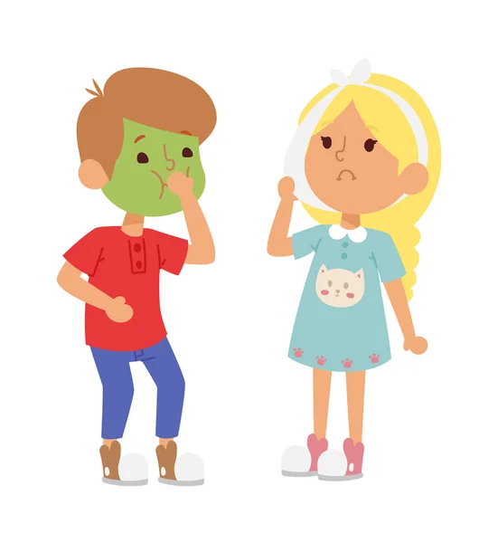 Sick Children Clip Art