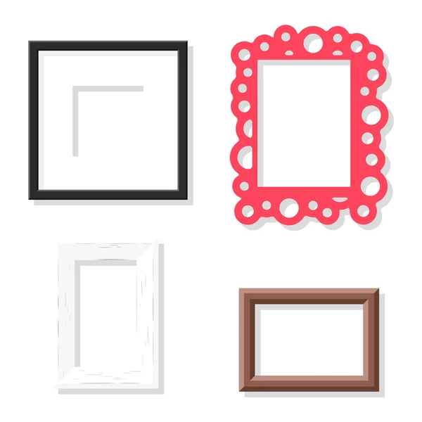 Photo frame vector set. Stock Vector Image by ©adekvat #121995652