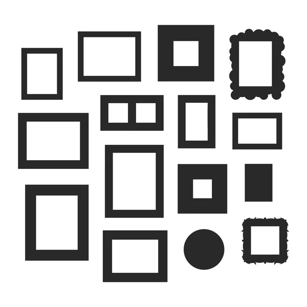 Photo frame vector set. Stock Vector Image by ©adekvat #121995652