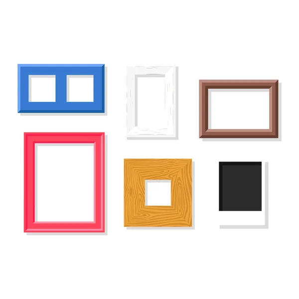 Photo frame vector set. Stock Vector Image by ©adekvat #116101334