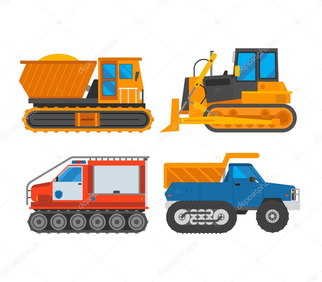 Caterpillar vehicle tractor vector Stock Vector Image by ©adekvat ...