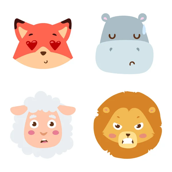 Animal emotions Vector Art Stock Images | Depositphotos