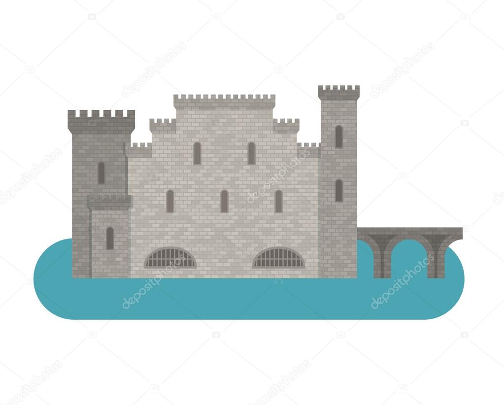 Burg Cartoon Vektor Illustration Stock-Vektorgrafik von ©adekvat 124485492