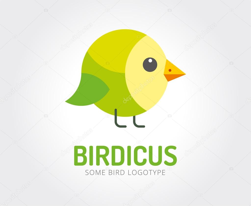 Abstract bird toy vector logo template for branding and design Stock ...