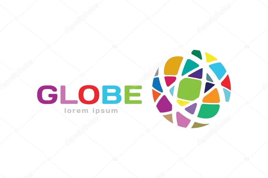 Abstract earth logo. Globe logo icon Stock Vector Image by ©adekvat ...