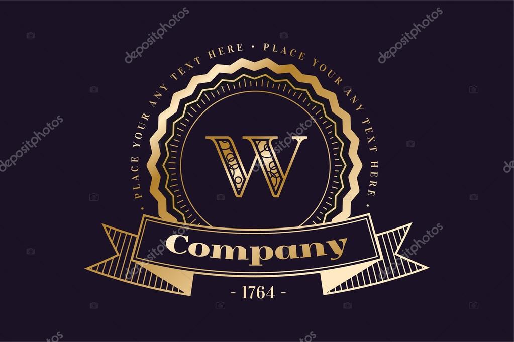 W letter vector icon logo vintage Stock Vector by ©adekvat 86066358