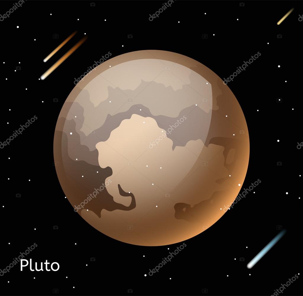 Pluto Planet Animation
