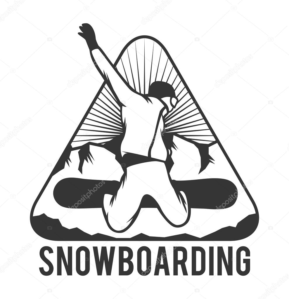 Ski resort logo emblems, labels badges vector elements Stock Vector by ...