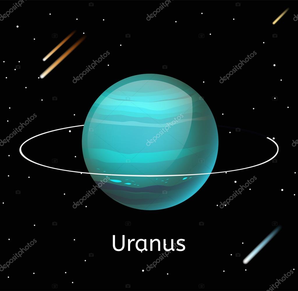 Urano planeta 3d vector ilustración vector, gráfico vectorial © adekvat ...