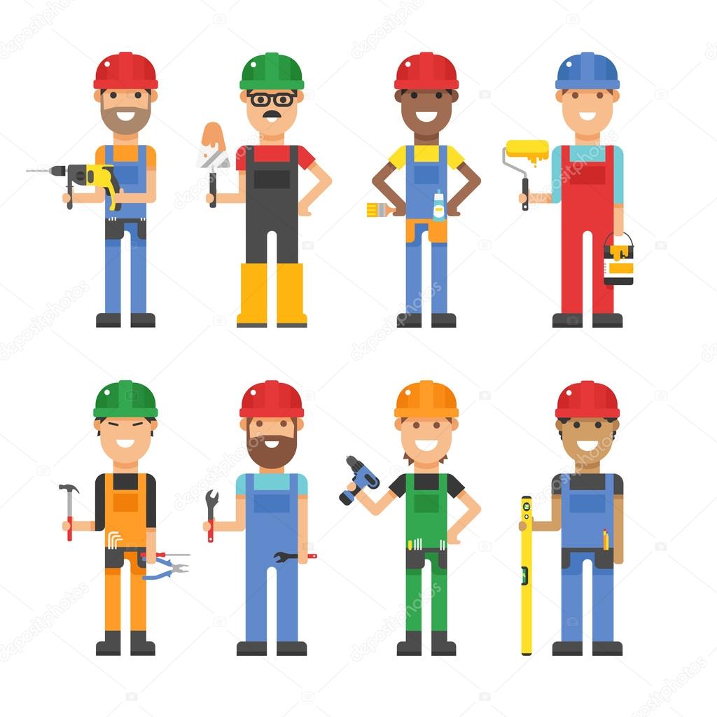 Cartoon Construction Tools