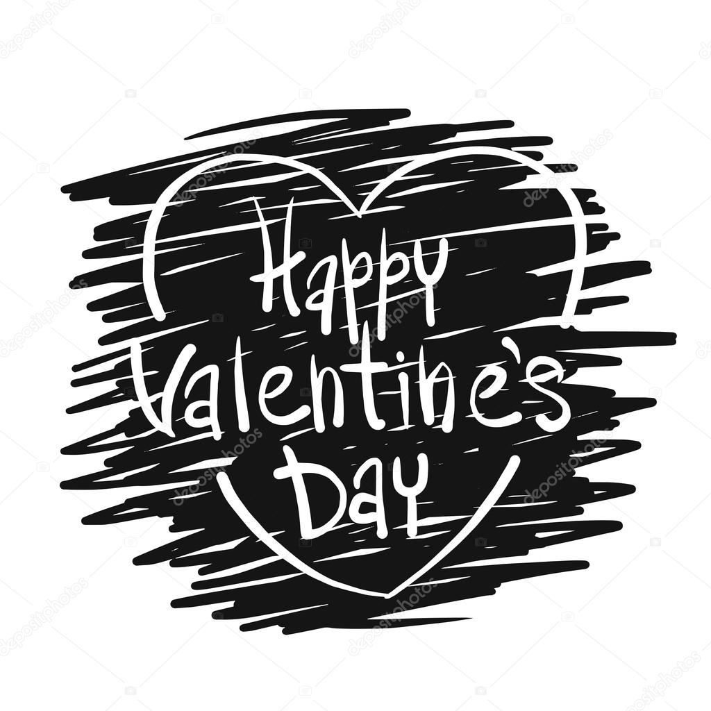 Happy Valentines Day Greeting Cards Vector Illustration Stock Vector By