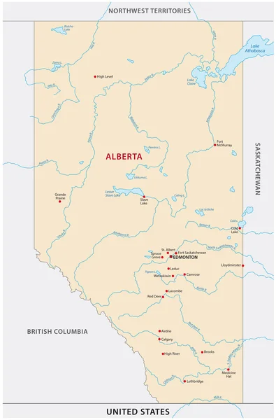 Alberta map Vector Art Stock Images | Depositphotos