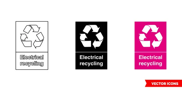 Electrical recycling signs Vector Art Stock Images | Depositphotos