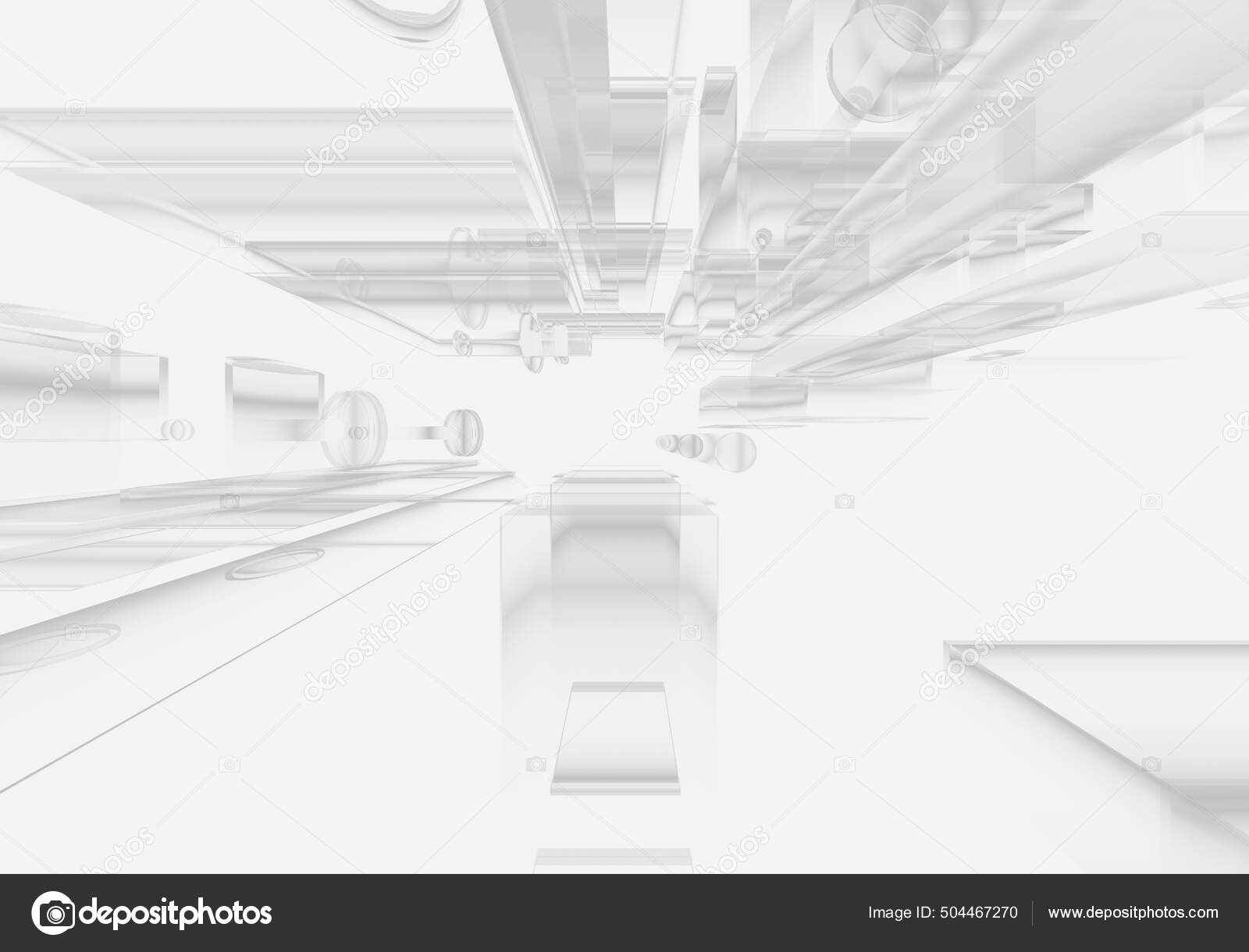 Abstract White Gray Color Blockchain Isometric Digital Cloud Network ...