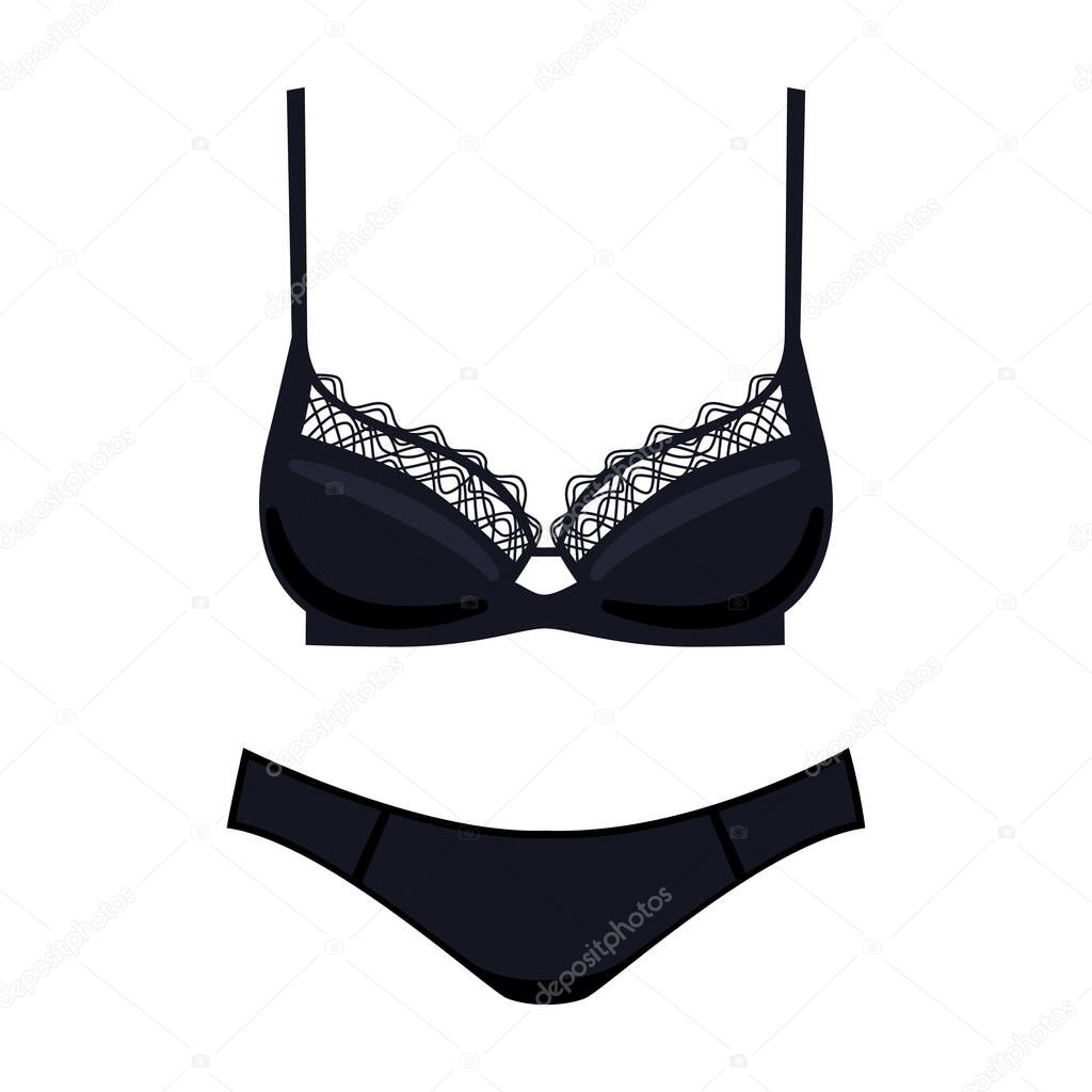 Icono de vector de ropa interior. Icono de vector de dibujos animados ...