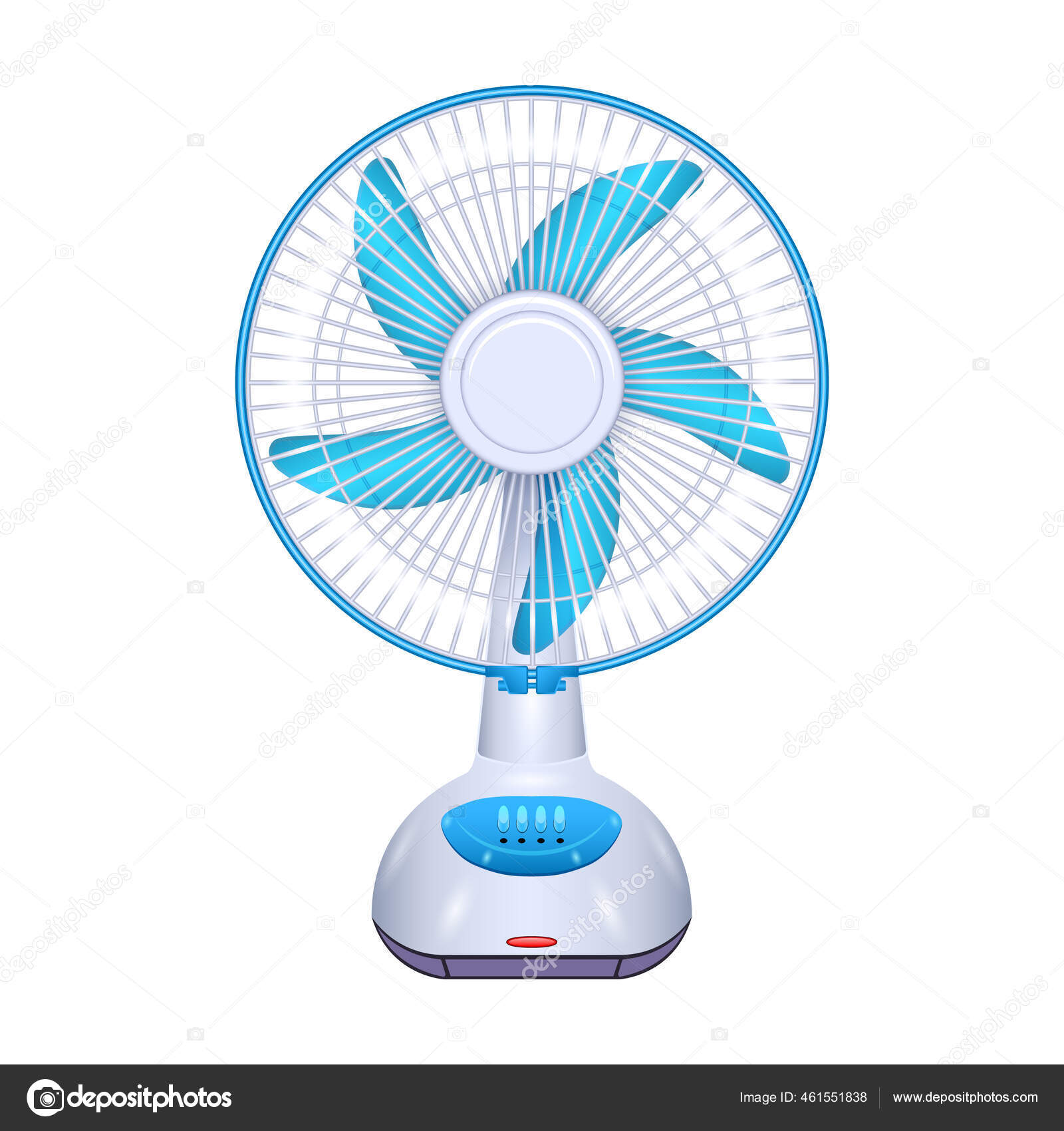 Fan vector icon.Realistic vector icon isolated on white background fan ...