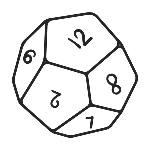 D12 Dice Vector