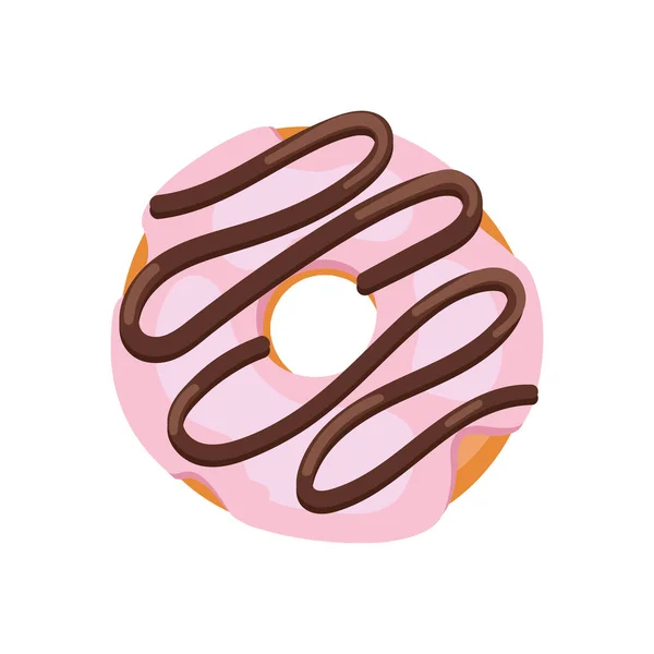 Glazed Donuts Vector Illustration Isolated White Background Stock ...