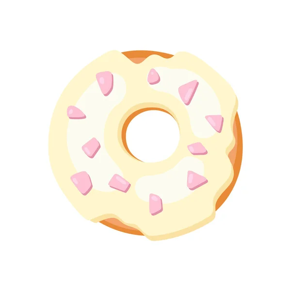 Glazed Donuts Vector Illustration Isolated White Background Stock ...