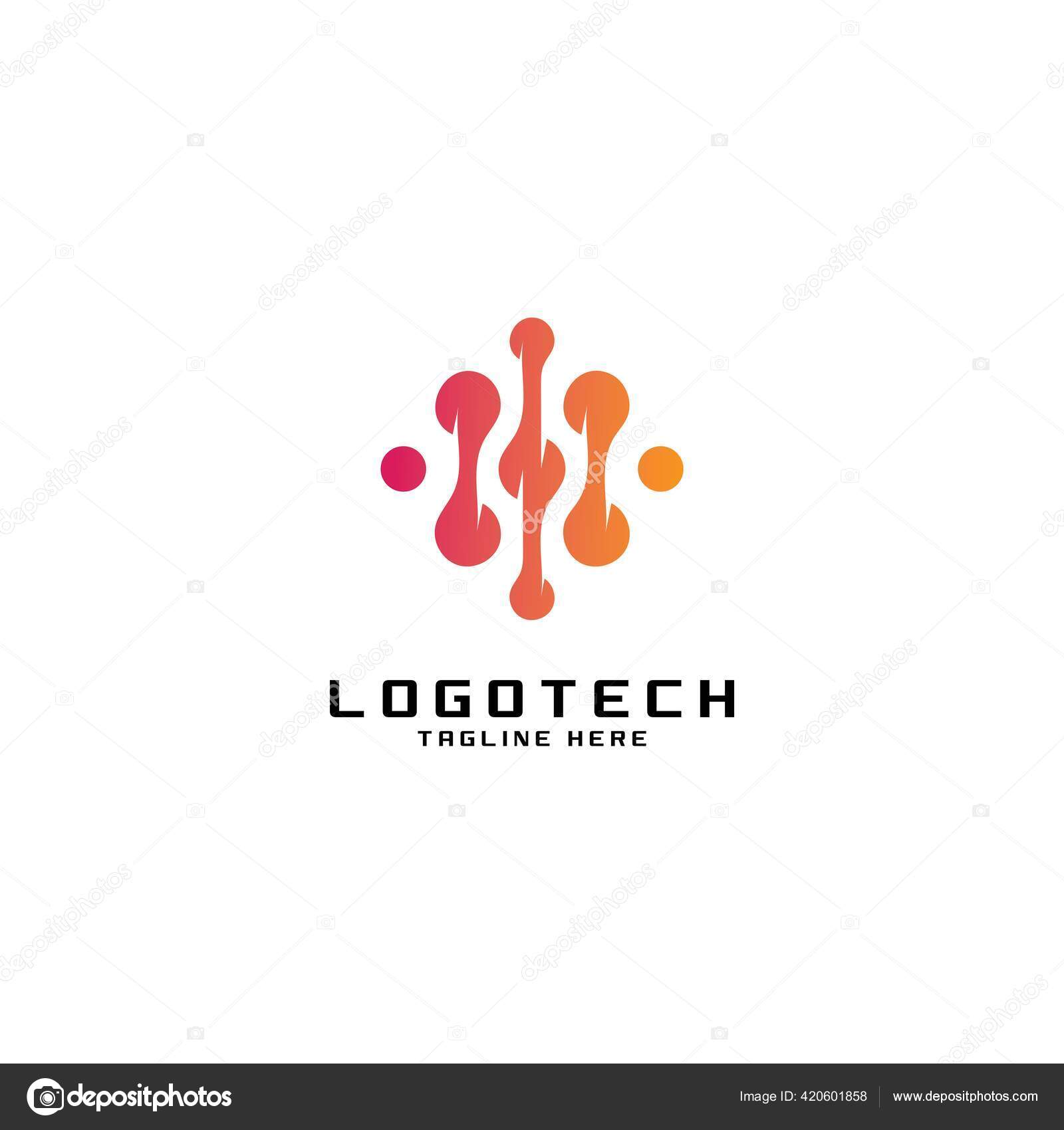 Best Technology Logo Design Template Creative Abstract Symbol Tech ...