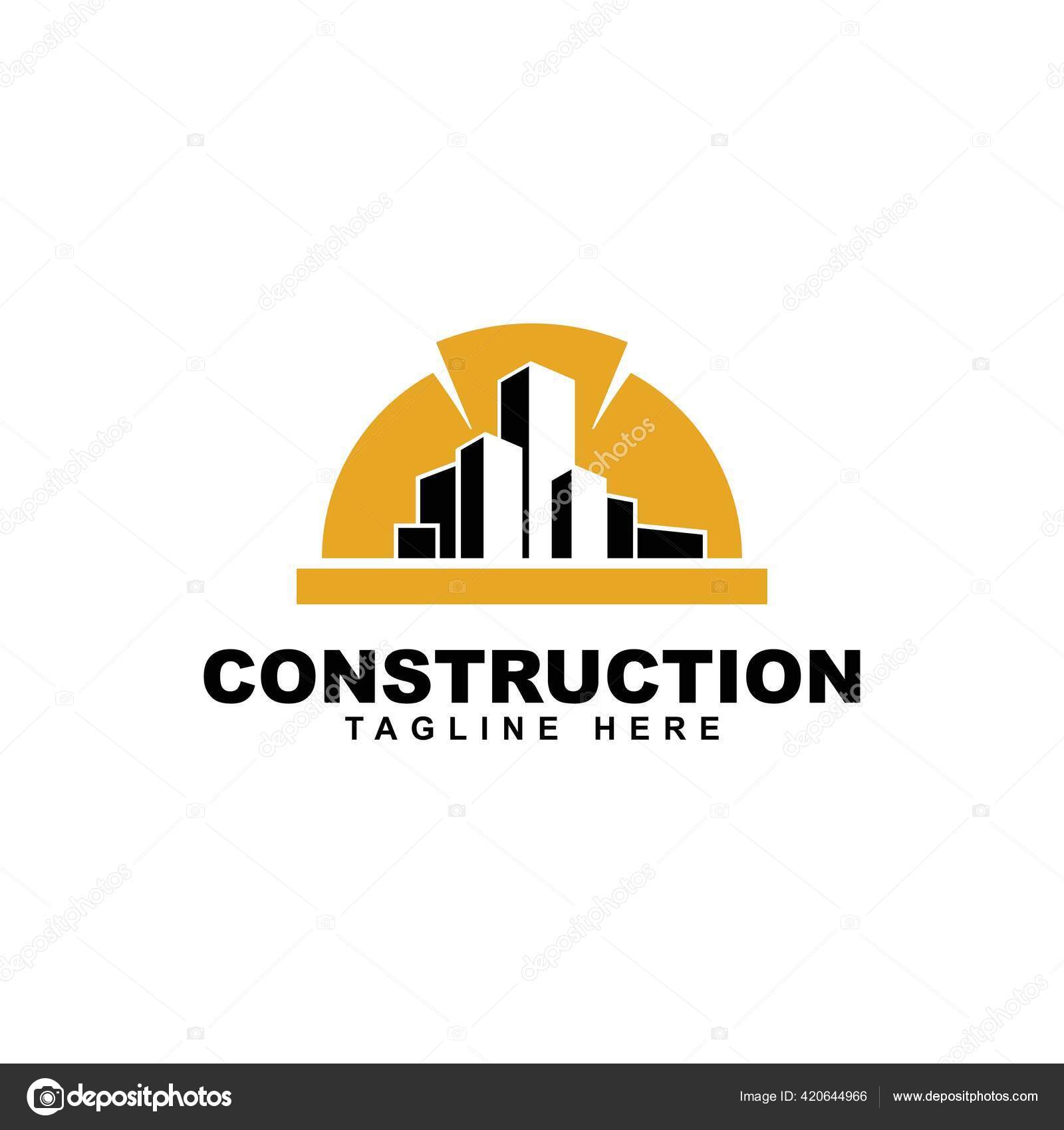Construction Safety Helmet Logo Construction Logo Design Inspiration ...