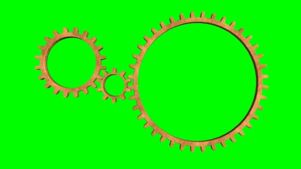 Isolate Rotating Gears loop — Stock Video © MasterChi #104861560